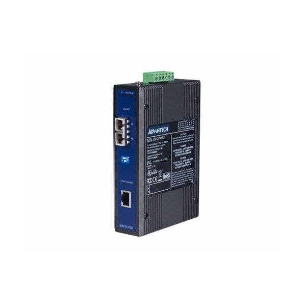Advantech Giga Ethernet To 1000Base-Sx Fiber Conv EKI-2741SXI-BE | Zoro